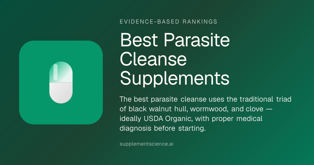 Best Parasite Cleanse Supplements