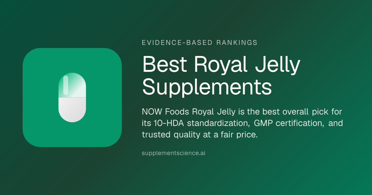 5 Best Royal Jelly Supplements (2026 Review)
