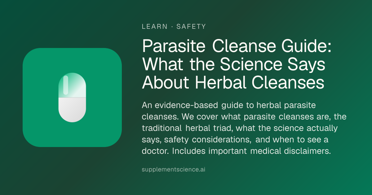 Parasite Cleanse: What the Science Says (2026)