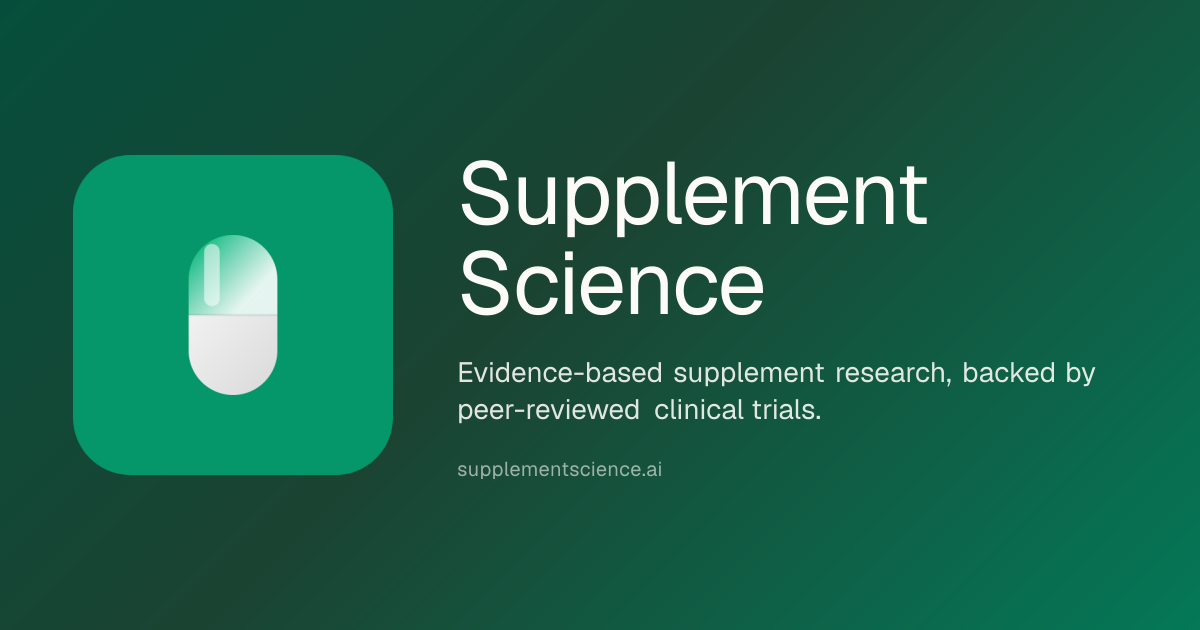Supplement Research Summaries